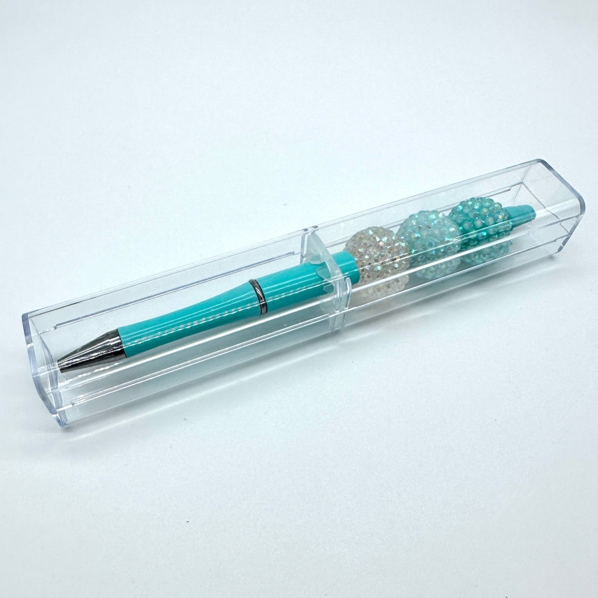 Baby Blue Rhinestone Beaded Pen – Beyond Bead