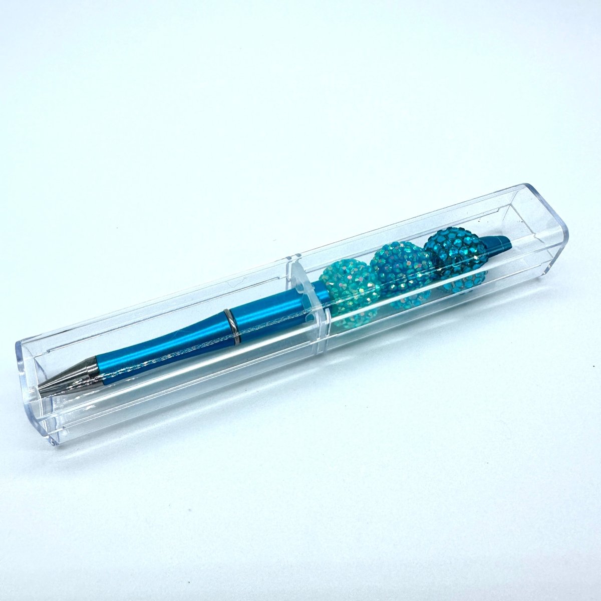 Caribbean Blue Rhinestone Beaded Pen – Beyond Bead